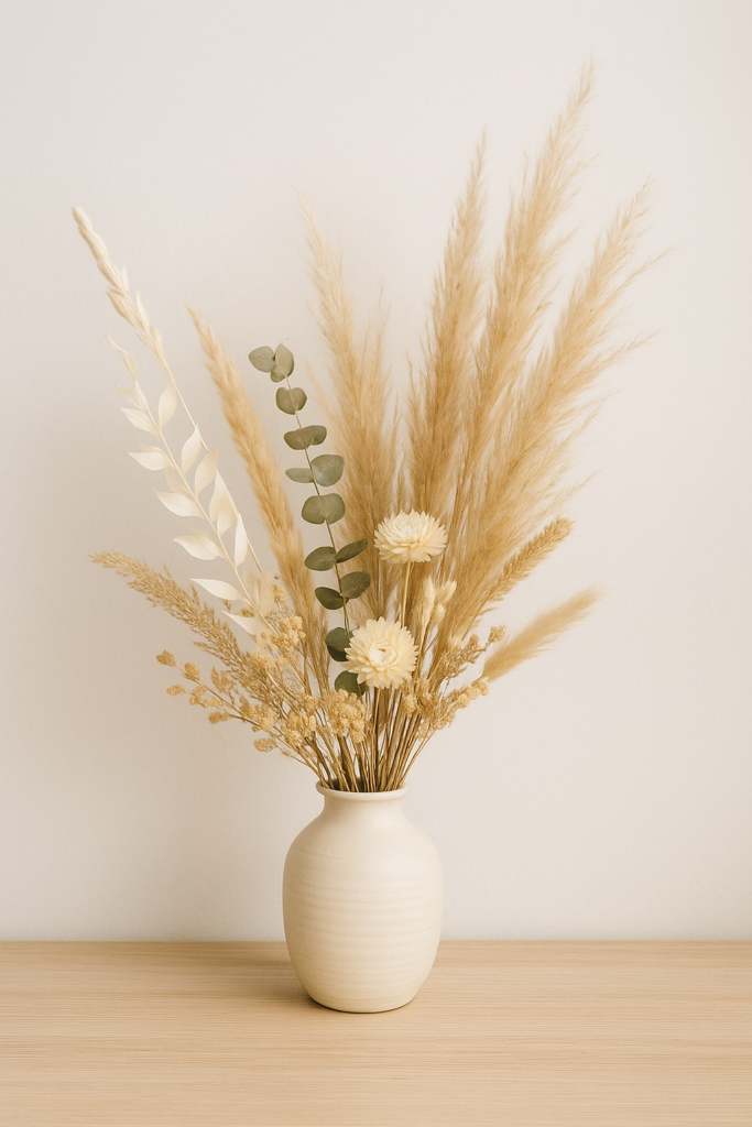 Minimalist Dried Flower Decor: Simple Ways to Style Your Home - Cosmic ...